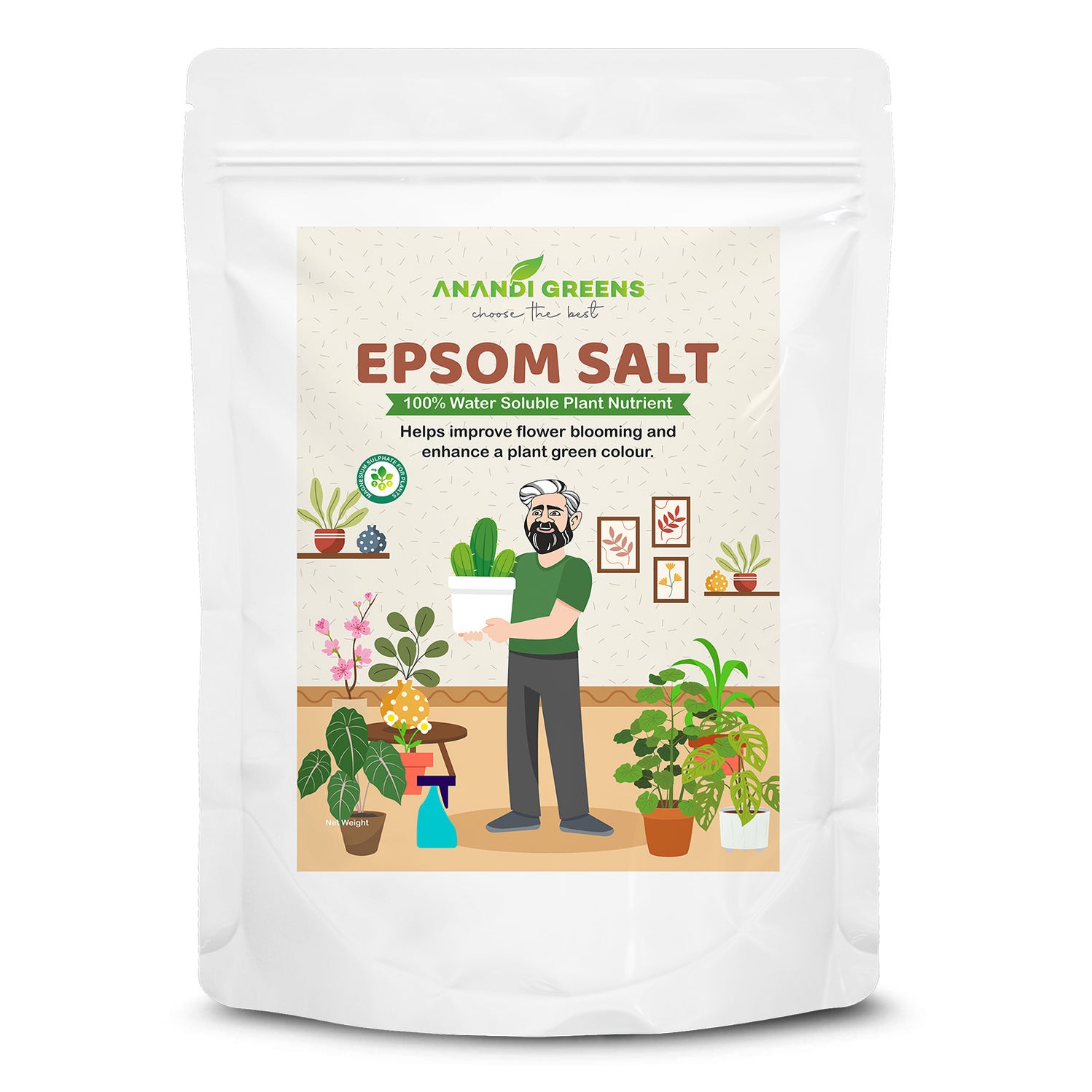 Epsom Salt for Plants (450 Gram) — Anandi Green's
