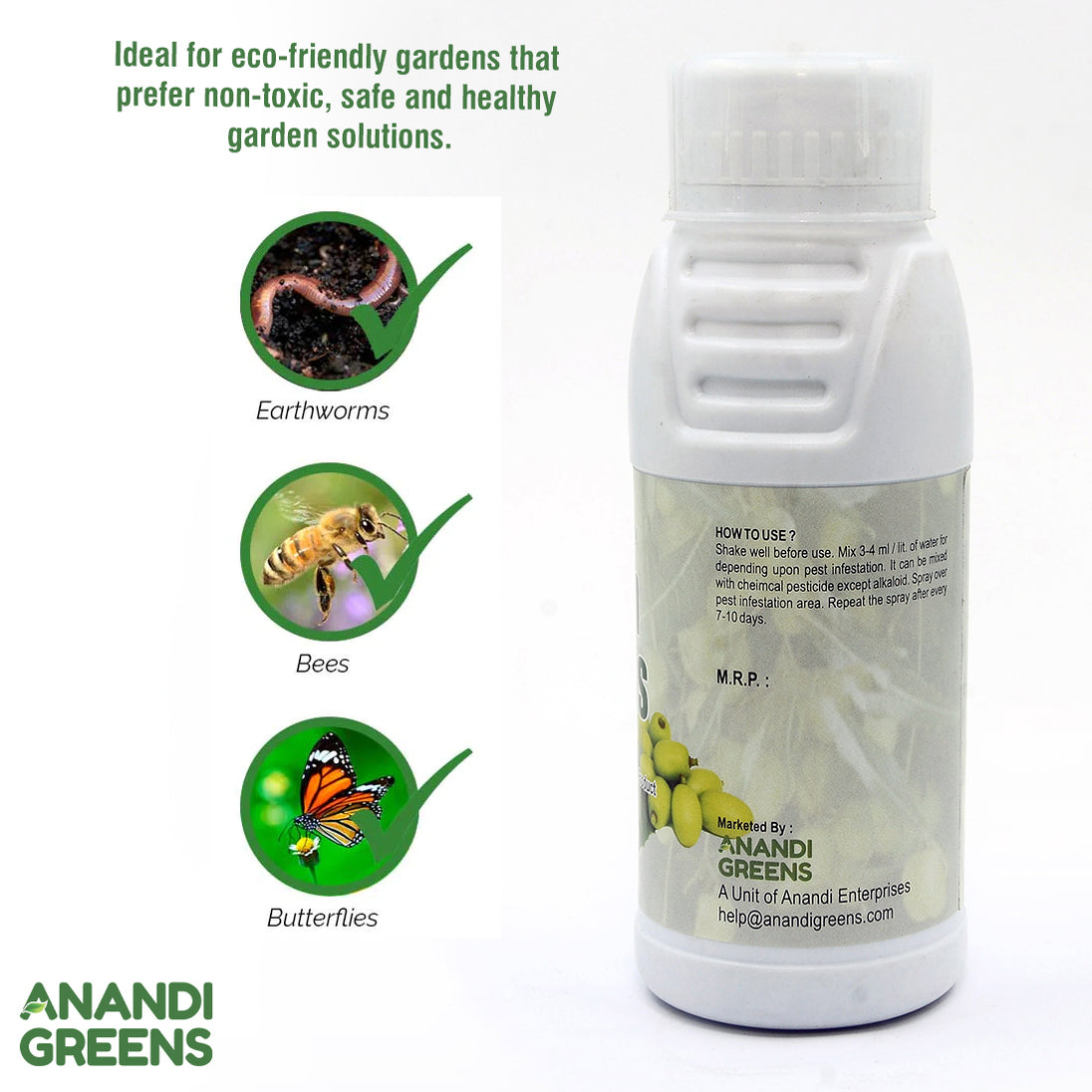Buy 100% Organic Bio Fertilizers For Indoor Plants — Anandi Green's